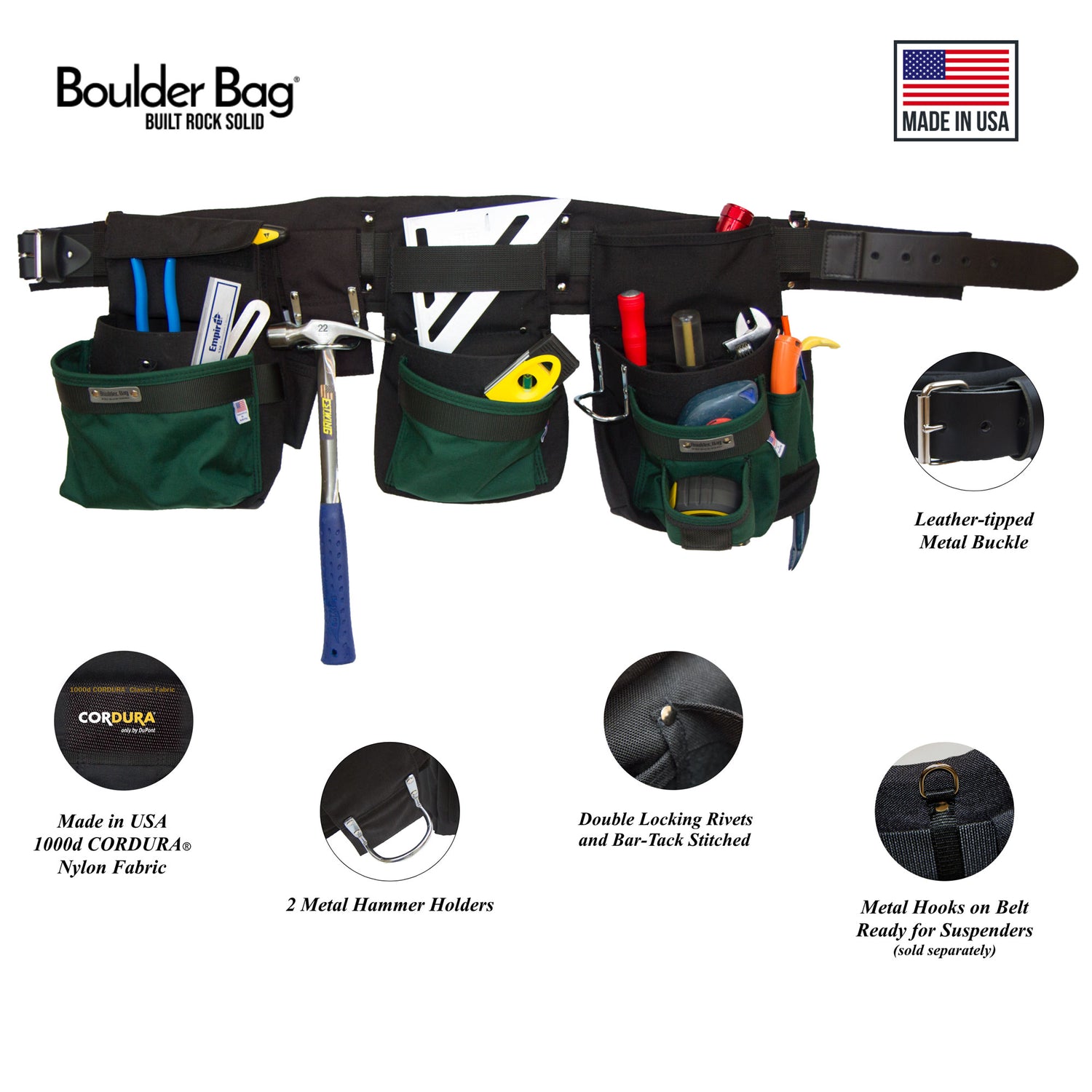 Boulder Bag Ultimate Pro-Framer Comfort Combo Triple Tool Belt ...